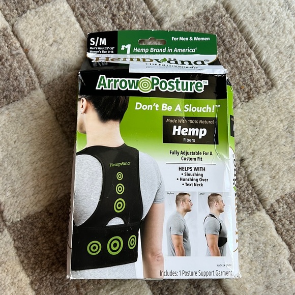 Hempvana | Other | Copy New Hempvana Arrow Posture Support Garment ...